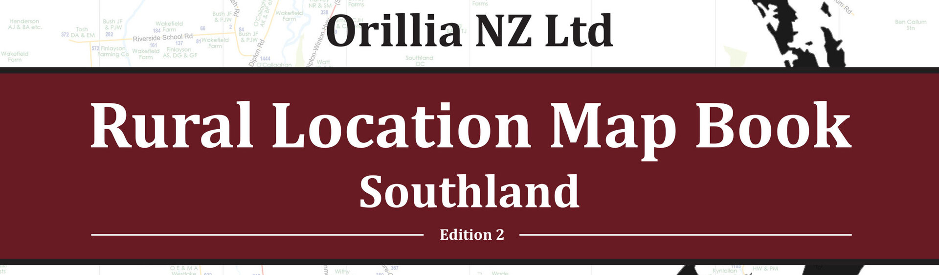 Rural Maps NZ | South Island Rural Farm Location Map Books