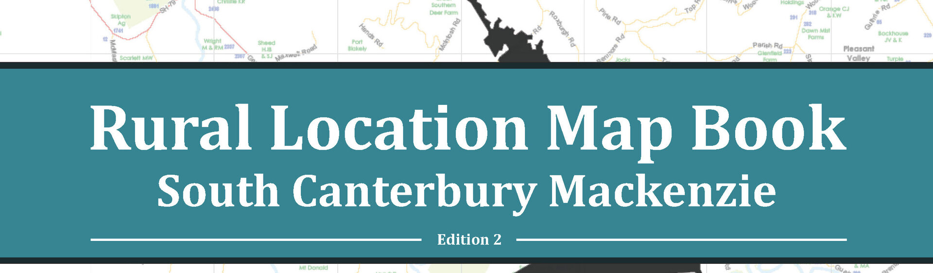 Rural Maps NZ | South Island Rural Farm Location Map Books